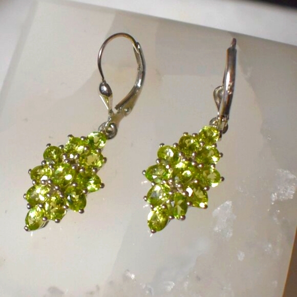 Kgh | Jewelry | Arizona Peridot Earrings | Poshmark